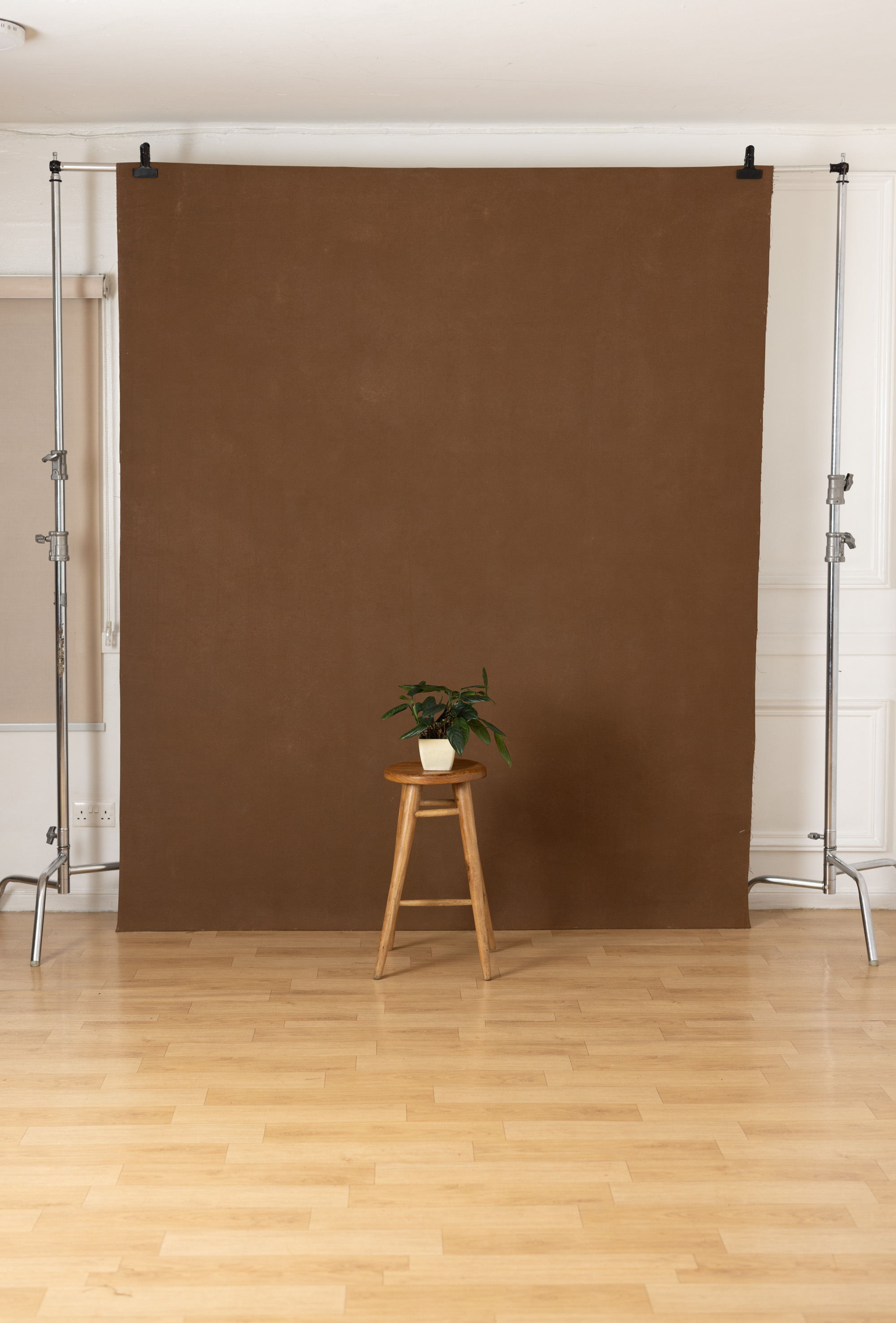 Earthy Walnut Painted Canvas Backdrop (RN#482) - Zen Backdrops