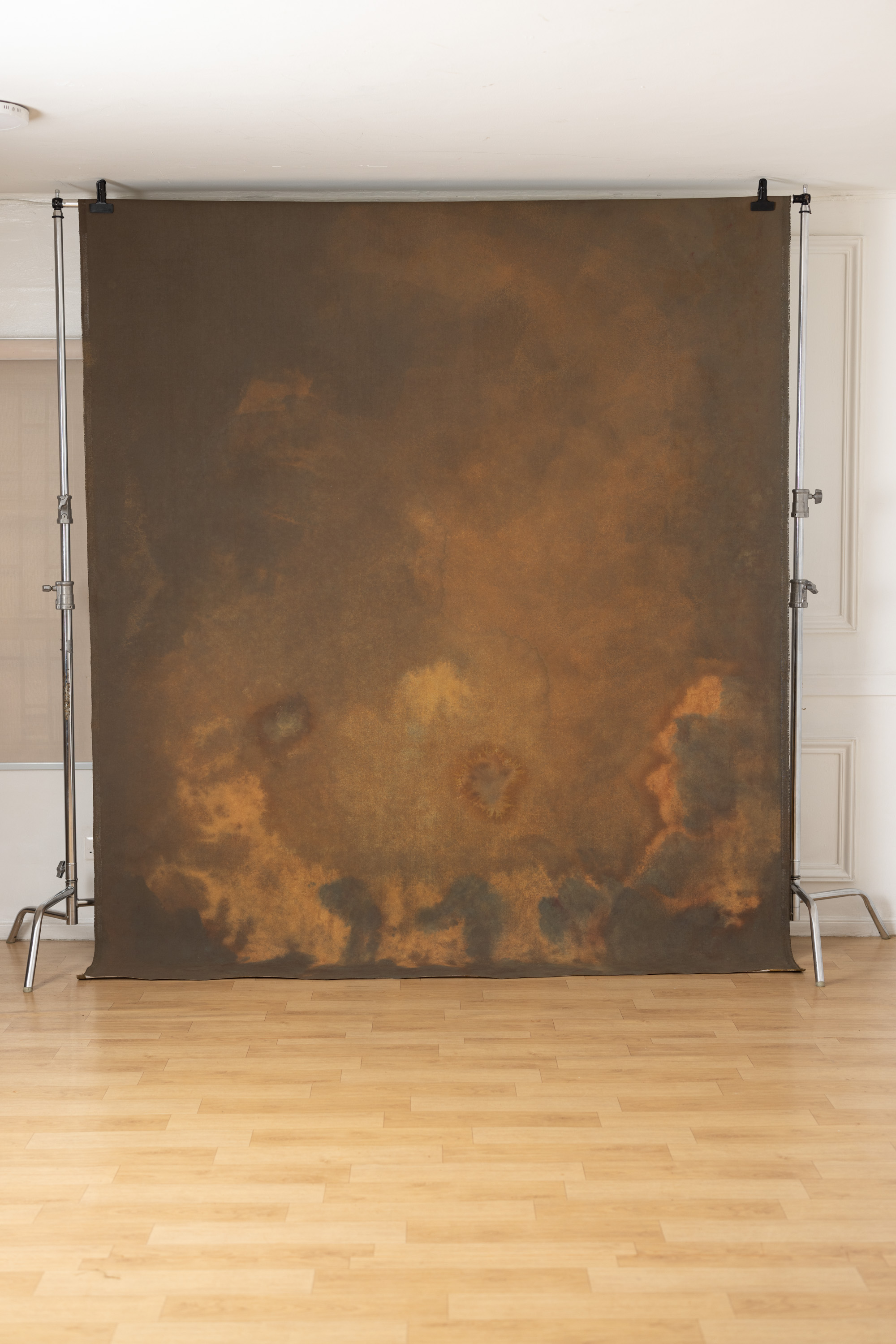 Vintage Cocoa Painted Canvas Backdrop (SL#480) - Zen Backdrops